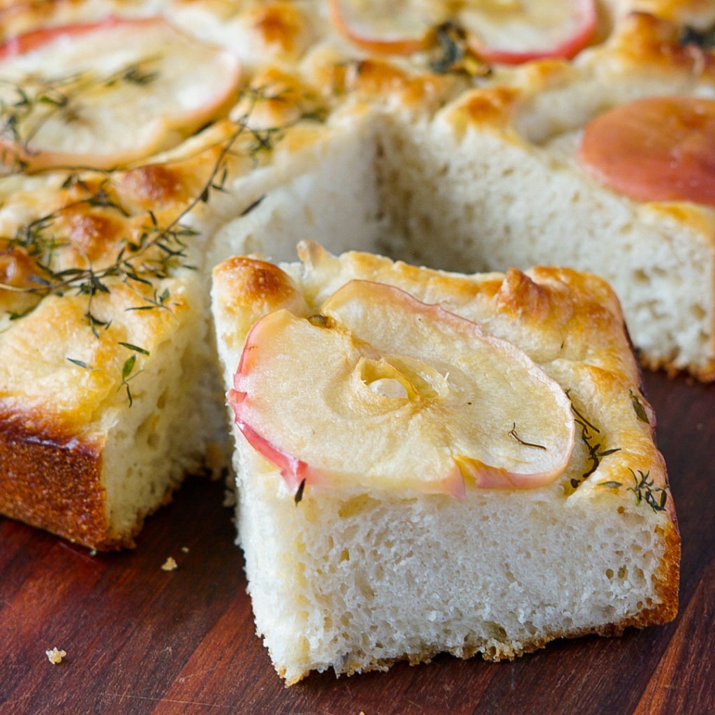 Apple and Sage Focaccia - thekitchensinkblog.com